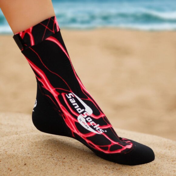 Sand Socks | Swim | Red Lightning Sand Socks | Poshmark